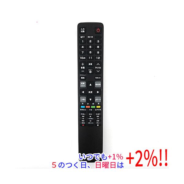 【商品名：】TCL テレビ用リモコン RC610 JJI1 06-IRPT50-ARC610　／　【商品状態：】動作確認済の中古品です。／ ／ ※中古品ですので、傷、汚れ等ある場合がございます。ご理解の上、ご検討お願いします。　／　【検索用...