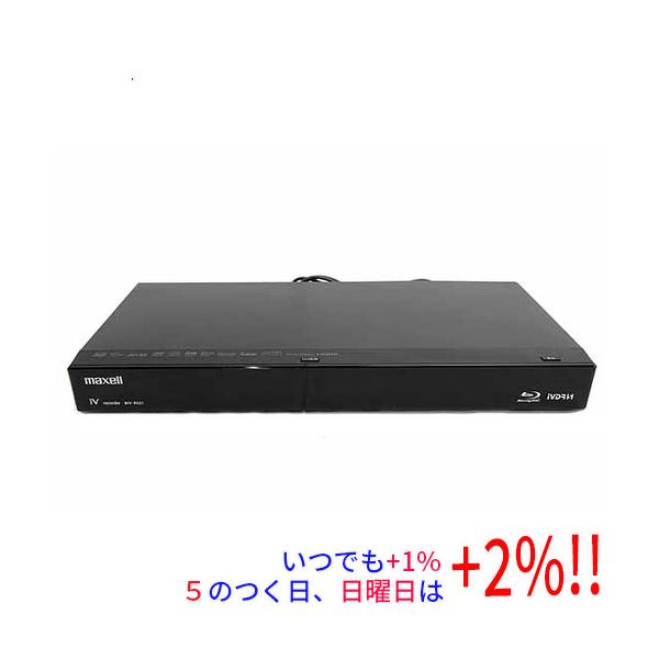 【商品名：】maxell ブルーレイレコーダー BIV-R1021 訳あり　／　【商品状態：】動作確認済みの中古品です。／／※カセットHDDを認識しません。／ ／ ※中古品ですので、傷、汚れ等ある場合がございます。／ ご理解の上、ご検討お願...