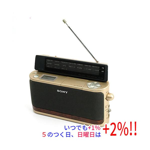 【商品名：】SONY FM/AMポータブルラジオ ICF-A101 訳あり　／　【商品状態：】動作確認済の中古品です。／ ／ ※電池ボックス内が激しく錆びています。ACアダプタでは動作します(ACアダプタは付属しません)。／ ／ ※付属の地...