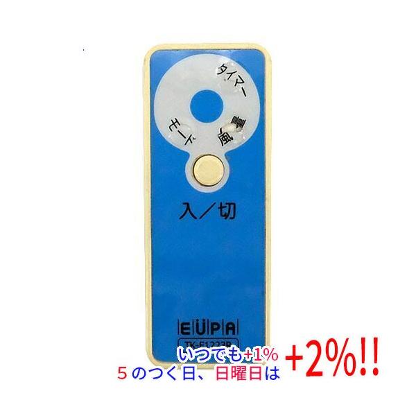 【商品名：】EUPA 扇風機用リモコン TK-F1223R リモコンのみ　／　【商品状態：】動作確認済の中古品です。／／※本体が日焼けしています。／／※中古品ですので、傷、汚れ等がございます。／ご理解の上、ご検討お願いします。　／　【検索用...