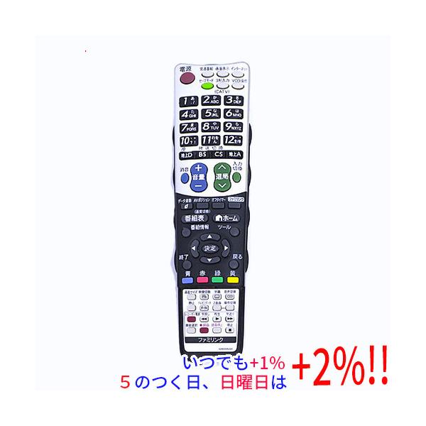 【商品名：】SHARP製 テレビリモコン GA835WJSA 前面カバーなし　／　【商品状態：】動作確認済の中古品です。／／※前面のボタンカバーはありません。／ ／ ※中古品ですので、傷、汚れ等ある場合がございます。ご理解の上、ご検討お願い...