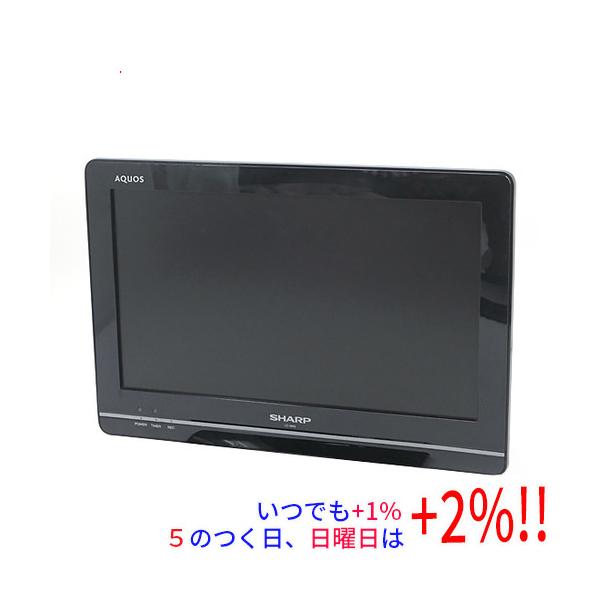 【商品名：】SHARP 16V型 LED液晶テレビ AQUOS LC-16K5-B リモコン・スタンドなし　／　【商品状態：】動作確認済の中古品です。／／※スタンドはありません。／ ／ ※中古品ですので、傷、汚れ等ある場合がございます。ご理...