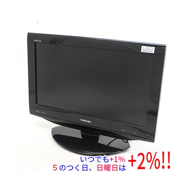 【商品名：】TOSHIBA 19V型 液晶テレビ LED REGZA 19RE1S(K) ブラック リモコンなし　／　【商品状態：】動作確認済の中古品です。／ ／ ※中古品ですので、傷、汚れ等ある場合がございます。ご理解の上、ご検討お願いし...