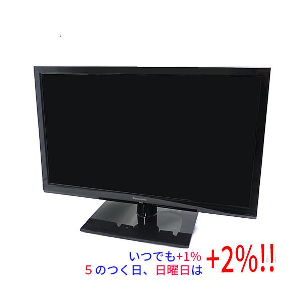 【商品名：】Panasonic 24型 液晶テレビ VIERA TH-24C300 リモコンなし 本体いたみ　／　【商品状態：】動作確認済みの中古品です。／／※本体の上面に浮きが見られます。／／※中古品ですので、傷、汚れ等がございます。／ご...