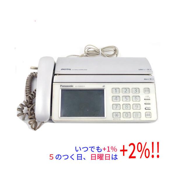 【商品名：】Panasonic パーソナルファクス KX-PW820-S 本体のみ 本体いたみ　／　【商品状態：】動作確認済みの中古品です。／／※本体が日焼けしています。／／※中古品ですので、傷、汚れ等がございます。／ご理解の上、ご検討お願...