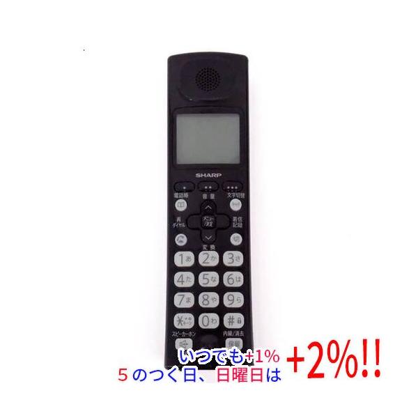 【商品名：】SHARP 増設子機 JD-KS28 ブラック 本体のみ　／　【商品状態：】動作確認済みの中古品です。／／※中古品ですので、傷、汚れ等がございます。／ご理解の上、ご検討お願いします。　／　【検索用キーワード：】 JD-KS28 ...