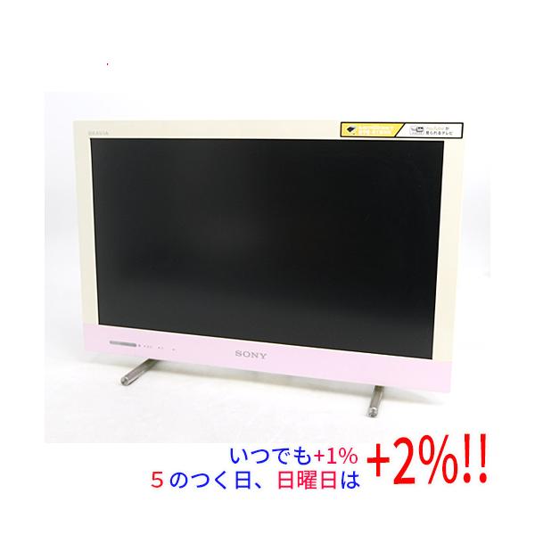 【商品名：】SONY 22V型 LED液晶テレビ BRAVIA KDL-22EX420 (P) ピンク 本体いたみ　／　【商品状態：】動作確認済みの中古品です。／ ／ ※本体が日焼けしています。／ ／ ※中古品ですので、傷、汚れ等ある場合が...