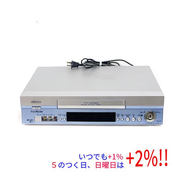 【商品名：】Victor VHS Hi-Fiビデオ HR-B11 リモコン付き リモコンいたみ　／　【商品状態：】動作確認済の中古品です。／ ／ ※リモコンが日焼けしています。／ ／ ※中古品ですので、傷、汚れ等ある場合がございます。ご理解...