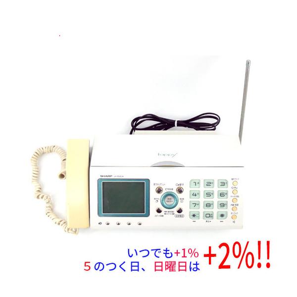 【商品名：】SHARP 電話機 親機のみ UX-F50CW 本体のみ 本体いたみ　／　【商品状態：】動作確認済みの中古品です。／／※本体に日焼け・割れ・キズ・汚れなどの傷みが見られます。／／※中古品ですので、傷、汚れ等がございます。／ご理解...