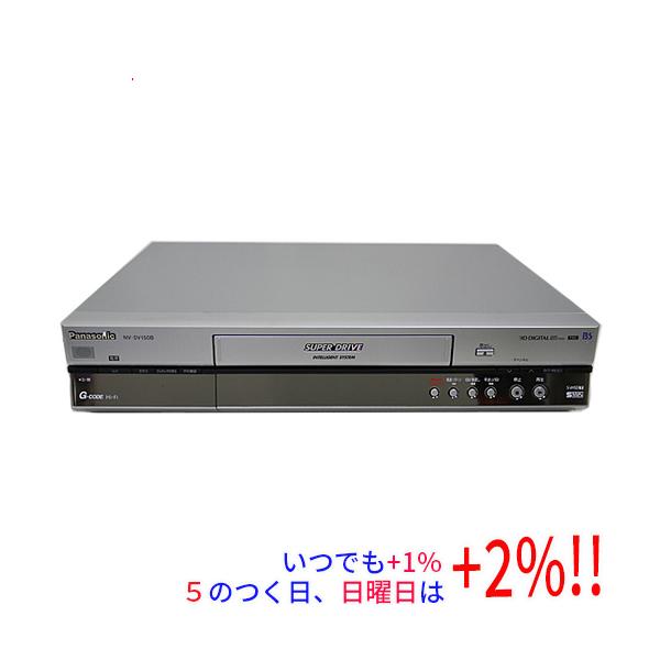 【商品名：】Panasonic S-VHS ビデオデッキ NV-SV150B 元箱あり　／　【商品状態：】動作確認済みの中古品です。／ ／ ※中古品ですので、傷、汚れ等ある場合がございます。　／　【検索用キーワード：】≪パナソニック≫ NV...