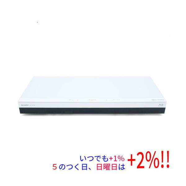 【商品名：】SHARP AQUOS ブルーレイディスクレコーダー 1TB 2B-C10CW2 ホワイト リモコンなし　／　【商品状態：】動作確認済みの中古品です。／※中古品のため、使用感や傷、汚れ等がある場合がございます。　／　【検索用キー...