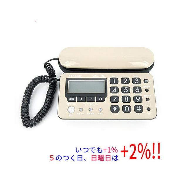【商品名：】Pioneer コードレス留守電 親機のみ TF-SD10S-TK キャメルブラック　／　【商品状態：】動作確認済の中古品です。／／※中古品ですので、傷、汚れ等がございます。／ご理解の上、ご検討お願いします。　／　【検索用キーワ...