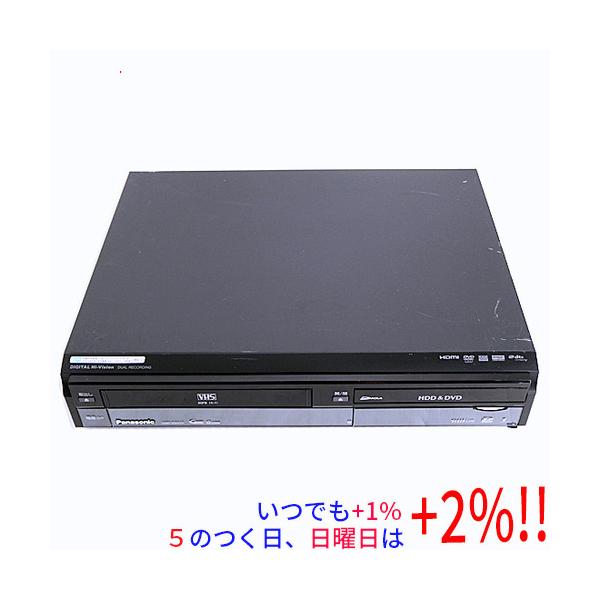 【商品名：】Panasonic HDD搭載VHS一体型ハイビジョンDVDレコーダー DIGA DMR-XW41V-K 500GB リモコンなし 本体いたみ　／　【商品状態：】動作確認済みの中古品です。／／※本体に割れ・キズ・汚れなどの傷みが...