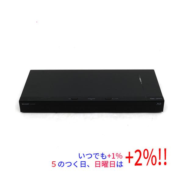 【商品名：】SHARP AQUOS ブルーレイディスクレコーダー 1TB 2B-C10CW1 リモコンなし 本体いたみ　／　【商品状態：】動作確認済みの中古品です。／／※本体に割れ・キズ・汚れなどの傷みが見られます。／／※中古品ですので、傷...