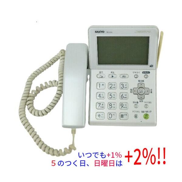 【商品名：】SANYO 留守番電話機 親機のみ TEL-DJ8 本体のみ　／　【商品状態：】動作確認済みの中古品です。／※中古品のため、使用感や傷、汚れ等がある場合がございます。　／　【検索用キーワード：】≪三洋電機 電話機 即納≫ TEL...