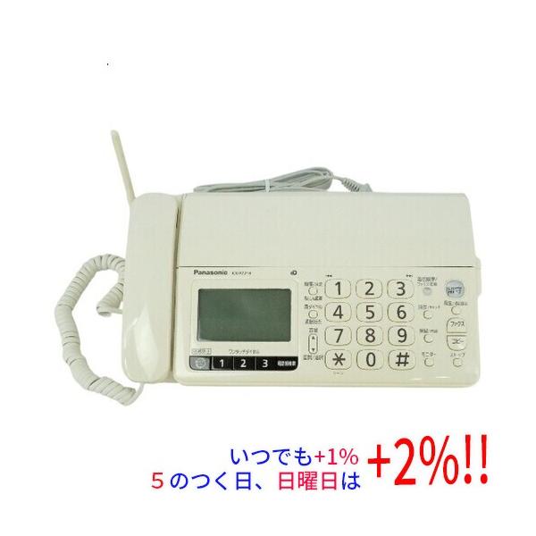 【商品名：】Panasonic ファクス 親機のみ KX-PZ218 本体のみ 本体いたみ　／　【商品状態：】動作確認済みの中古品です。／※中古品のため、使用感や傷、汚れ等がある場合がございます。／日焼けによる色あせがございます。／※外観上...