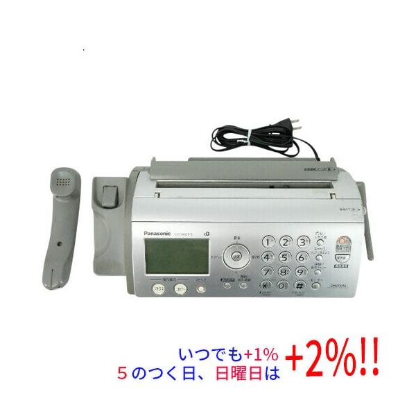【商品名：】Panasonic 普通紙ファクス 親機のみ KX-PW505-S 本体のみ 受話器カールコードなし　／　【商品状態：】動作確認済みの中古品です。／※中古品のため、使用感や傷、汚れ等がある場合がございます。／※受話器のカールコー...