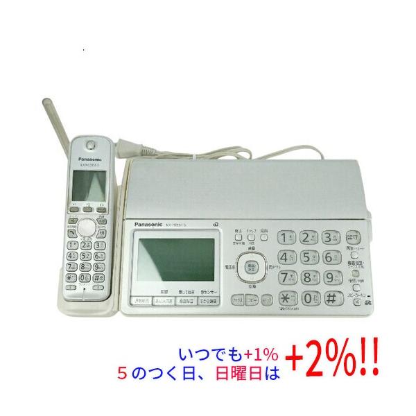 【商品名：】Panasonic パーソナルファクス 親機のみ KX-PD551-S 本体のみ 本体いたみ　／　【商品状態：】動作確認済みの中古品です。／※中古品のため、使用感や傷、汚れ等がございます。／／※本体に割れ・キズ・汚れなどの傷みが...