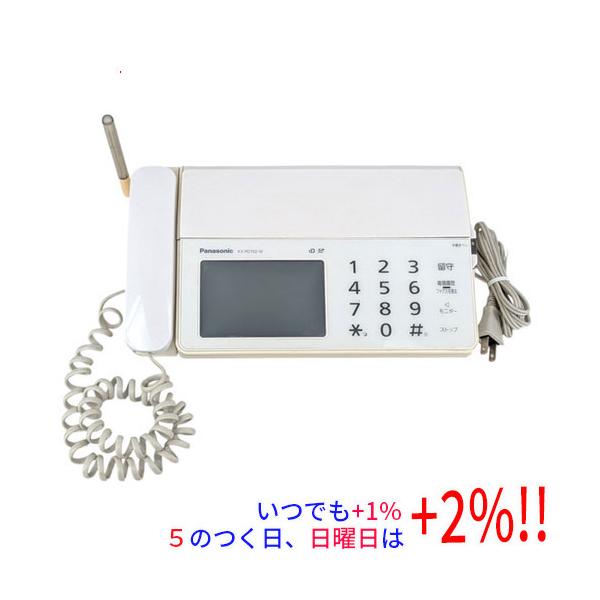 【商品名：】Panasonic 普通紙ファクス KX-PD702-W 本体のみ　／　【商品状態：】動作確認済みの中古品です。／※中古品のため、使用感や傷、汚れ等がある場合がございます。　／　【検索用キーワード：】≪パナソニック≫ KX-PD...
