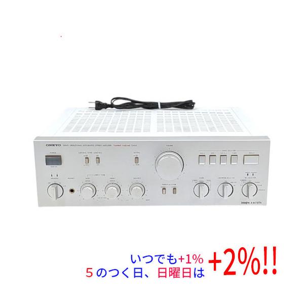 【商品名：】ONKYO プリメインアンプ A-817GTR 本体のみ　／　【商品状態：】動作確認済みの中古品です。／※中古品のため、使用感や傷、汚れ等がある場合がございます。　／　【検索用キーワード：】≪即納≫ A-817GTR　／　【型番...