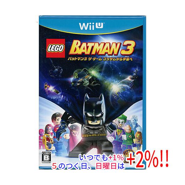 【商品名：】LEGOバットマン3 ザ・ゲーム ゴッサムから宇宙へ Wii U　／　【商品状態：】新品です。／／※本商品は、製品の性質上、開封後の返品はお受けできませんのでご了承ください。　／　【検索用キーワード：】≪アドベンチャー ソフト ...