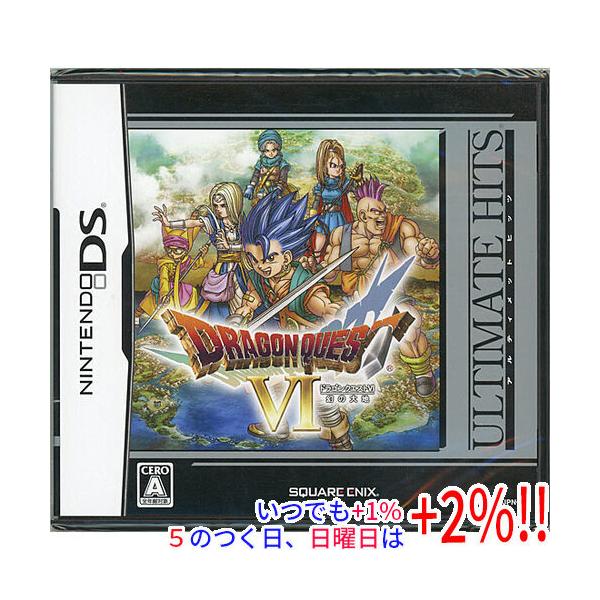 【商品名：】ドラゴンクエストVI 幻の大地 アルティメットヒッツ DS　／　【商品状態：】新品です。／／※本商品は、製品の性質上、開封後の返品はお受けできませんのでご了承ください。　／　【検索用キーワード：】≪ニンテンドーDS ソフト スク...