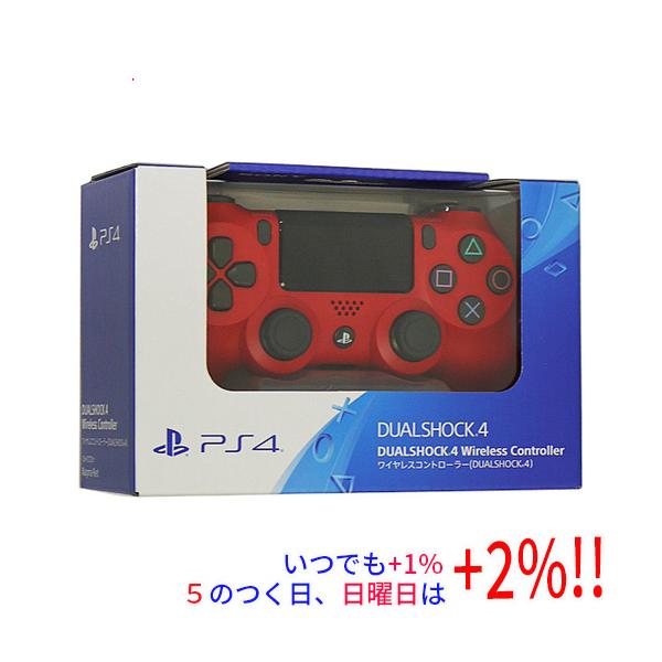 【商品名：】SONY ワイヤレスコントローラー DUALSHOCK4 マグマ・レッド CUH-ZCT2J11　／　【商品状態：】新品です。　／　【検索用キーワード：】≪PS4SCE ゲーム周辺機器 SIE≫ ワイヤレスコントローラー DUA...
