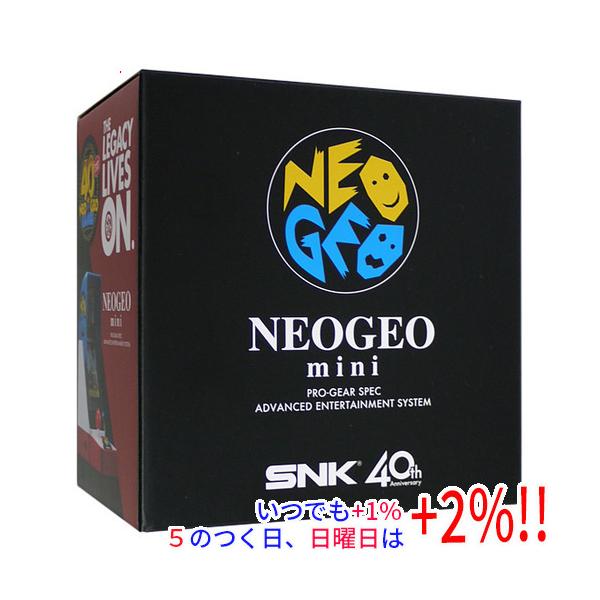 【商品名：】SNKプレイモア NEOGEO mini(ネオジオ ミニ)　／　【商品状態：】新品　／　【検索用キーワード：】≪ゲーム機本体≫ NEOGEO mini　／　【商品説明：】1990年代に一世を風靡した「NEOGEO」のラインアップ...