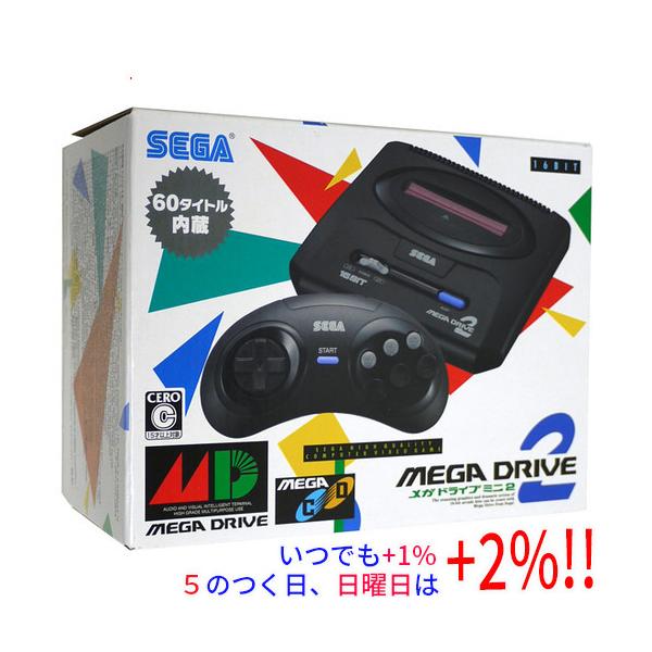 【商品名：】SEGA メガドライブミニ2 HAA-2524　／　【商品状態：】新品　／　【検索用キーワード：】≪ゲーム機 即納≫ メガドライブミニ2 HAA-2524　／　【型番：】 HAA-2524　／　