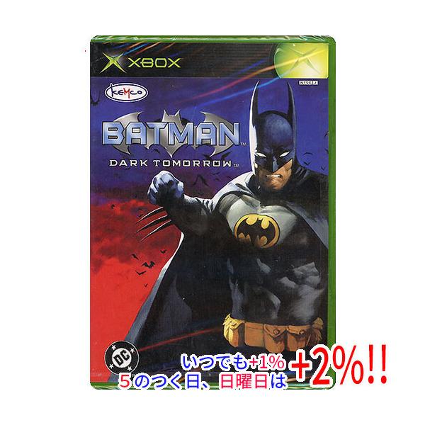 【商品名：】【新品訳あり(箱きず・やぶれ)】 バットマン ダークトゥモロー XBOX　／　【商品状態：】新品です。（訳あり理由）／※シュリンク（パッケージの保護用フィルム）に破れが見られます。（画像はイメージです。）／／（訳あり理由）／※本...