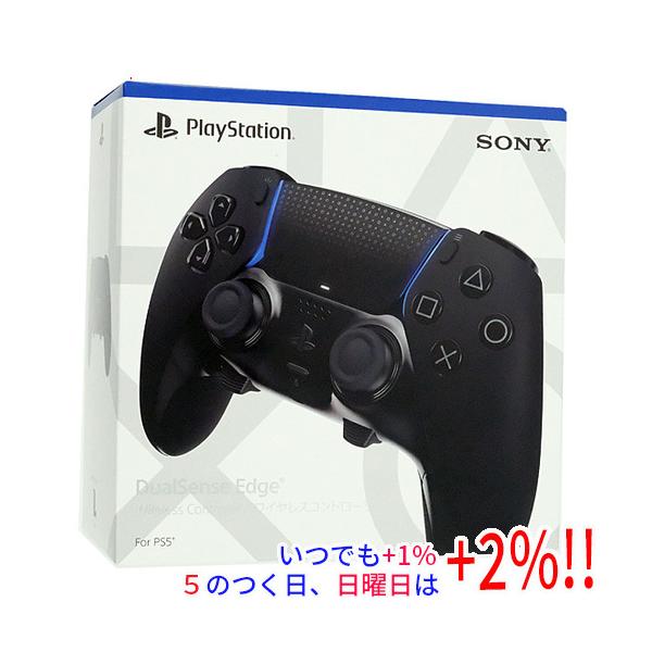 【商品名：】SONY ワイヤレスコントローラー DualSense Edge CFI-ZCP1J01 ミッドナイト ブラック　／　【商品状態：】新品です。　／　【検索用キーワード：】≪PS5 SIE SCE ゲーム周辺機器≫ DualSen...
