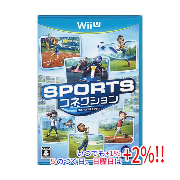【商品名：】スポーツコネクション Wii U　／　【商品状態：】開封済みの中古品です。☆ケース・説明書付き！／／※本商品は、製品の性質上、返品はお受けできませんのでご了承ください。　／　【検索用キーワード：】≪ユービーアイソフト≫ スポーツ...