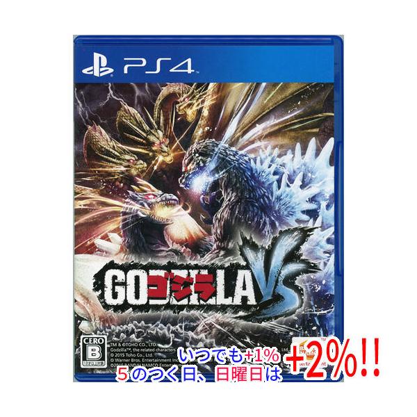 【商品名：】ゴジラ-GODZILLA-VS PS4　／　【商品状態：】開封済みの中古品です。☆ケース・説明書付き！／／※本商品は、製品の性質上、返品はお受けできませんのでご了承ください。　／　【検索用キーワード：】≪プレイステーション4 ソ...