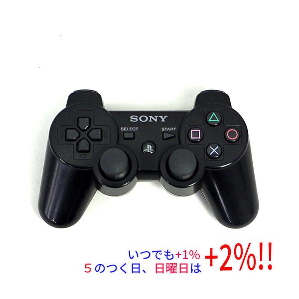 【商品名：】SONY ワイヤレスコントローラ DUALSHOCK3 ブラック　／　【商品状態：】動作確認済みの中古品です。／ ／ ※中古品ですので、傷、汚れ等ある場合がございます。／ ご理解の上、ご検討お願いします。　／　【検索用キーワード...