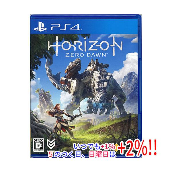 【商品名：】Horizon Zero Dawn PS4　／　【商品状態：】開封済みの中古品です。☆ケース付き！／／※本商品は、製品の性質上、返品はお受けできませんのでご了承ください。　／　【検索用キーワード：】≪プレイステーション4 ソフト...