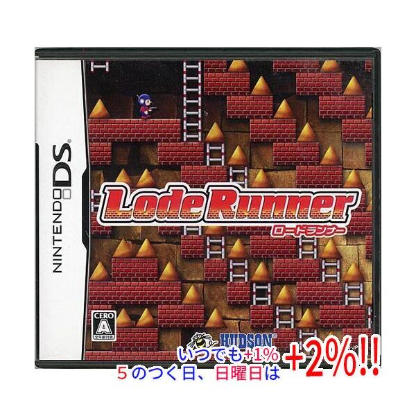 【商品名：】ロードランナー DS　／　【商品状態：】開封済みの中古品です。☆ケース・説明書付き！／／※本商品は、製品の性質上、返品はお受けできませんのでご了承ください。　／　【検索用キーワード：】≪ニンテンドーDS ソフト≫ ロードランナー...