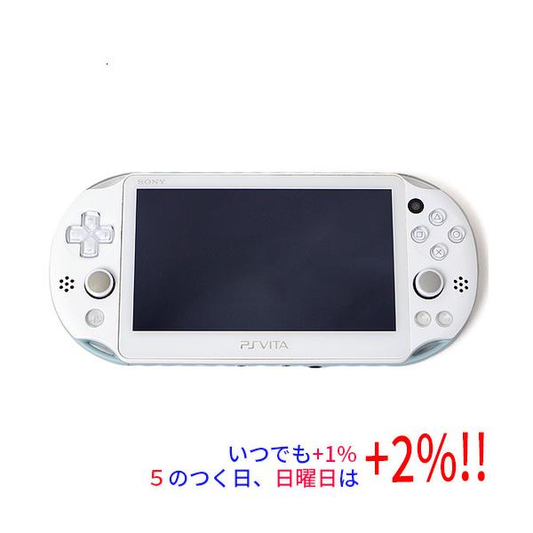 【商品名：】PSVita Wi-Fi ライトブルー/ホワイト PCH-2000 ZA14 本体のみ　／　【商品状態：】 動作確認済みの中古品です。／ ／ ※中古品ですので、傷、汚れ等ある場合がございます。／ ご理解の上、ご検討お願いします。...