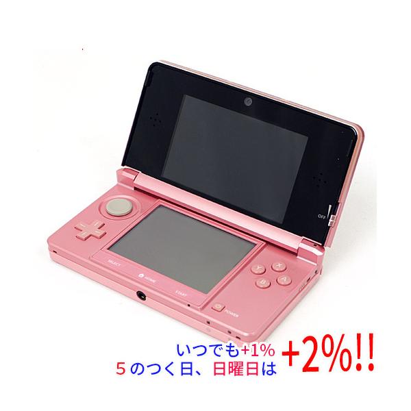 【商品名：】任天堂 ニンテンドー3DS ミスティピンク CTR-S-PAAA 本体のみ 訳あり　／　【商品状態：】動作確認済みの中古品です。／ ／ ※下画面に黄ばみが見受けられます。／ ／ ※中古品ですので、傷、汚れ等ある場合がございます。...