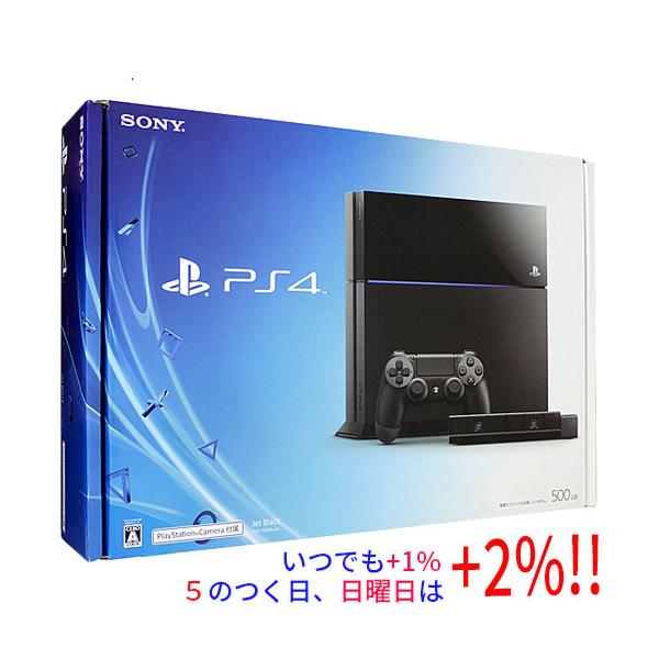 【商品名：】SONY PS4 PSCamera同梱版 500GB ブラック CUH-1000AA01 コントローラー・カメラなし 元箱あり　／　【商品状態：】動作確認済の中古品です。／ ／ ※中古品ですので、傷、汚れ等ある場合がございます。...