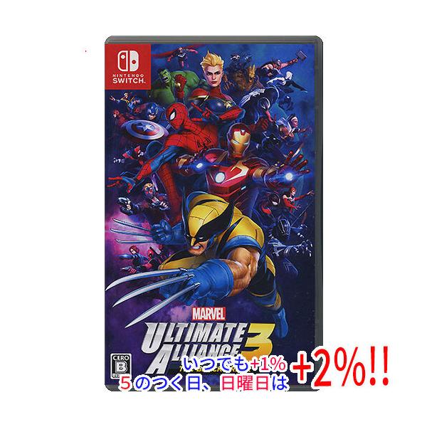 【商品名：】MARVEL ULTIMATE ALLIANCE 3： The Black Order Nintendo Switch　／　【商品状態：】開封済みの中古品です。☆ケース付き！／／※本商品は、製品の性質上、返品はお受けできませんの...