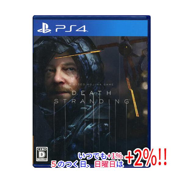 【商品名：】DEATH STRANDING PS4　／　【商品状態：】開封済みの中古品です。☆ケース付き！／／※本商品は、製品の性質上、返品はお受けできませんのでご了承ください。　／　【検索用キーワード：】≪プレイステーション4 フロム ソ...