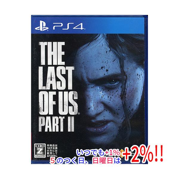 【商品名：】The Last of Us Part II PS4 ケースいたみ　／　【商品状態：】開封済みの中古品です。☆ケース付き！※ケースに割れ・日焼けなどの傷みが見られます。(画像はイメージです。)／／※本商品は、製品の性質上、返品は...