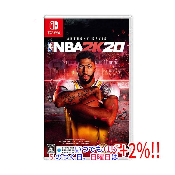 【商品名：】NBA 2K20 Nintendo Switch　／　【商品状態：】開封済みの中古品です。☆ケース付き！／／※本商品は、製品の性質上、返品はお受けできませんのでご了承ください。　／　【検索用キーワード：】≪ソフト Take Tw...