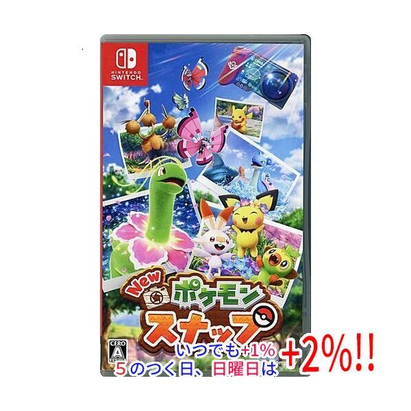 【商品名：】New ポケモンスナップ Nintendo Switch　／　【商品状態：】開封済みの中古品です。☆ケース付き！／／※本商品は、製品の性質上、返品はお受けできませんのでご了承ください。　／　【検索用キーワード：】≪Nintend...