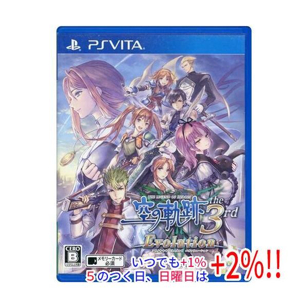 【商品名：】英雄伝説 空の軌跡 the 3rd Evolution PS Vita　／　【商品状態：】開封済みの中古品です。☆ケース付き！／／※本商品は、製品の性質上、返品はお受けできませんのでご了承ください。　／　【検索用キーワード：】≪...