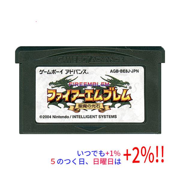 【商品名：】ファイアーエムブレム 聖魔の光石 GBA 外箱なし　／　【商品状態：】開封済みの中古品です。☆説明書付き！※外箱はありません。／／※本商品は、製品の性質上、返品はお受けできませんのでご了承ください。　／　【検索用キーワード：】≪...