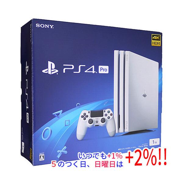 【商品名：】SONY プレイステーション4 Pro 1TB グレイシャー・ホワイト CUH-7200BB02 コントローラーなし 元箱あり　／　【商品状態：】動作確認済みの中古品です。／ ／ ※中古品ですので、傷、汚れ等ある場合がございます...