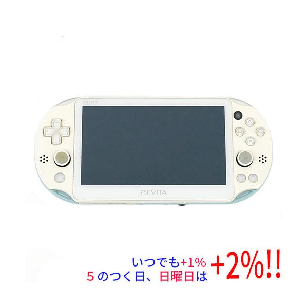 【商品名：】PSVita Wi-Fi ライトブルー/ホワイト PCH-2000 ZA14 本体のみ 本体いたみ　／　【商品状態：】 動作確認済みの中古品です。／／※本体が日焼けしています。／／※中古品ですので、傷、汚れがございます。／ご理解...