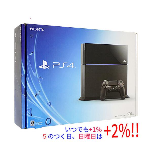【商品名：】SONY プレイステーション4 500GB ブラック CUH-1100AB01 コントローラーなし 元箱あり　／　【商品状態：】動作確認済みの中古品です。／／※コントローラーはありません。／ ／ ※中古品ですので、傷、汚れ等ある...