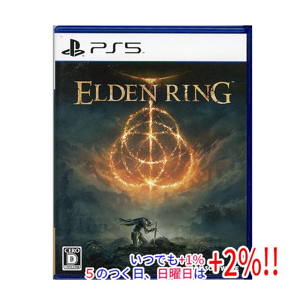 【商品名：】ELDEN RING(エルデンリング) PS5　／　【商品状態：】開封済みの中古品です。☆ケース付き！／／※本商品は、製品の性質上、返品はお受けできませんのでご了承ください。　／　【検索用キーワード：】≪プレイステーション5 フ...